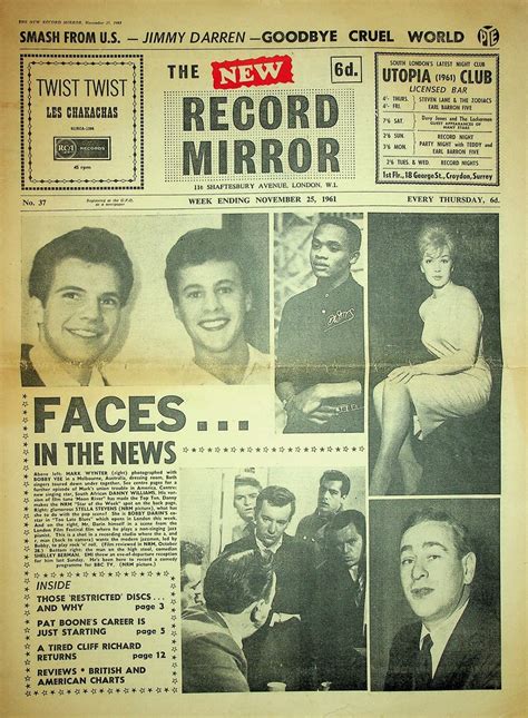Record Mirror Volume 8 Number 47 25th November 1961 Flickr