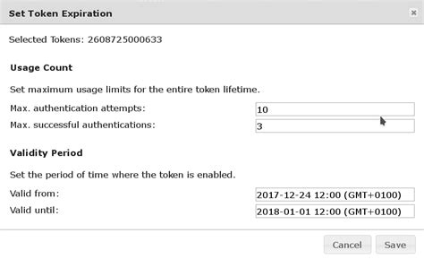 Manage Tokens Linotp Documentation