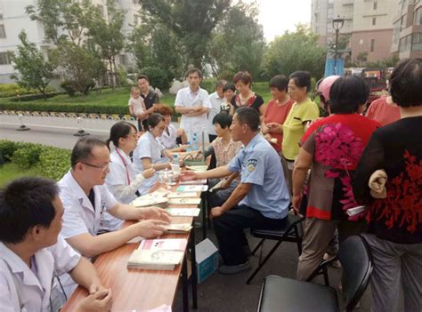 我院走进和谐康城社区开展健康义诊活动 滕州市妇幼保健院