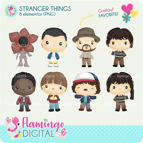 Cliparts Stranger Things Elo7 Produtos Especiais