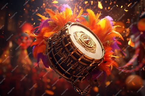 Premium Photo Traditional Samba Instruments Creating A Rhythmic 00660 01