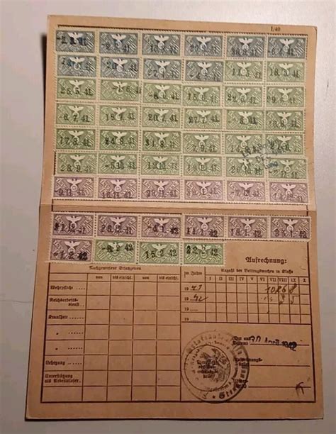 Carte De Cotisation Fiscaux Socio Postaux Alsace Lorraine Strasburg 1941 Eur 4 00 Picclick Fr