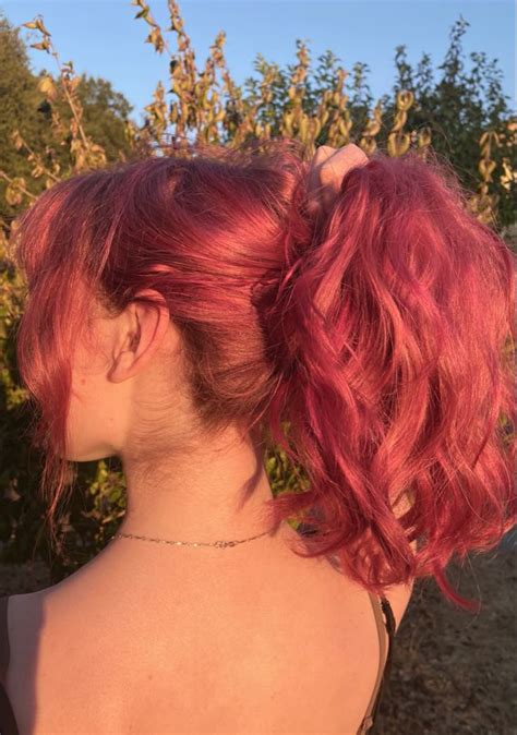 Raspberry Hair Raspberry Hair Hair Dye Colors Hair Inspo Color