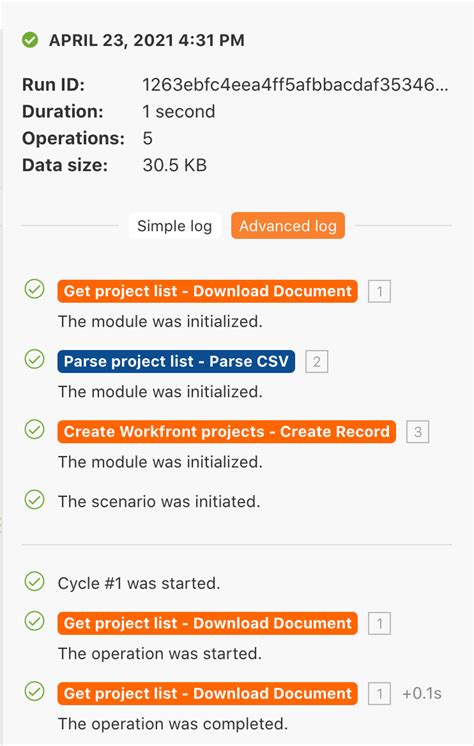 Execution History Exercise Adobe Workfront