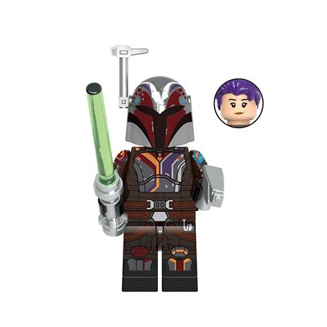 Star Wars Ahsoka Sabine Wren Minifigures Weapons And Accessories