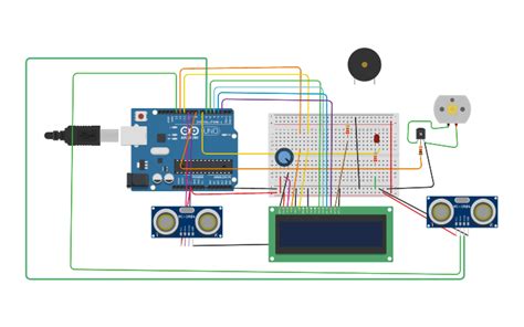 Circuit Design Automatic Room Light Contrololor Tinkercad