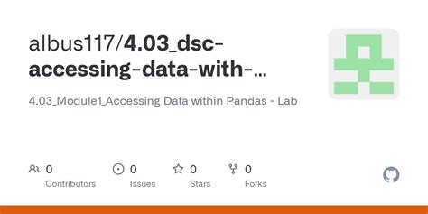 GitHub Albus117 4 03 Dsc Accessing Data With Pandas Lab 4 03 Module1