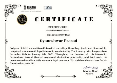 Internship Legal Internshipexperience Internshipjourney Llb Llm Civillitigation