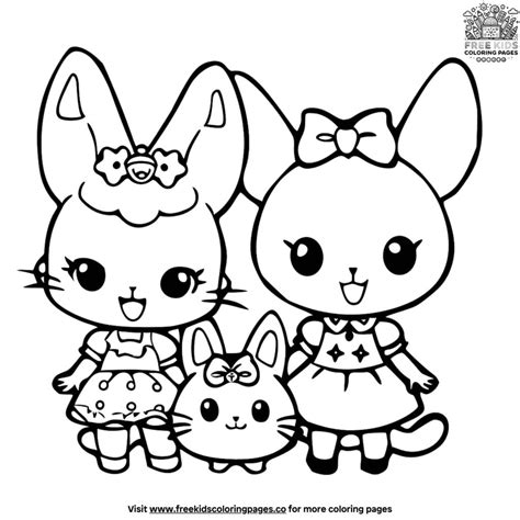 25 Delightful Kuromi Coloring Pages