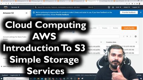 Krish Naik On Linkedin Tutorial 1 Cloud Computing Aws Introduction To S3 Simple Storage