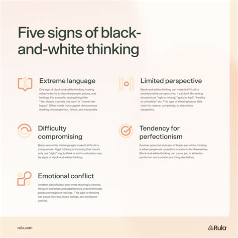 5 Signs Of Black And White Thinking And How To Overcome It