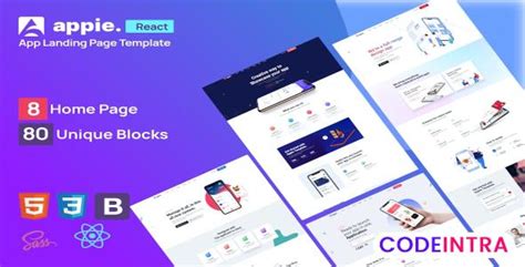 React Website Template Codeintra
