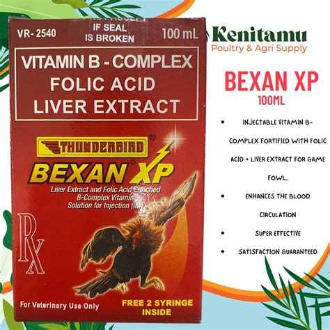 Bexan Xp 100ml Vitamin B Complex Folic Acid Liver Extract Shopee
