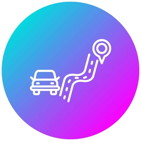 Premium Vector Route Map Vector Illustration Style