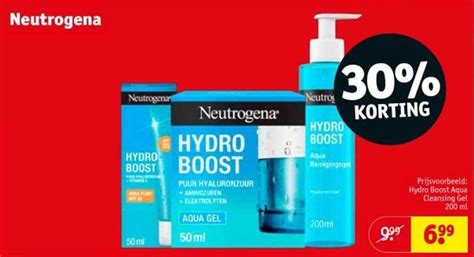 Neutrogena Hydro Boost Aqua Gel En Reinigingsgel Aanbieding Bij Kruidvat Folderfeest Nl