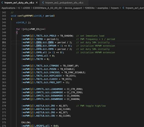 Launchxl F280049c Enable Epwm3ab 4ab 5ab C2000