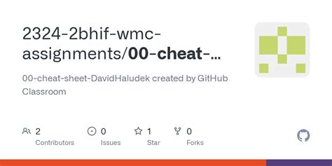 GitHub Bhif Wmc Assignments Cheat Sheet DavidHaludek