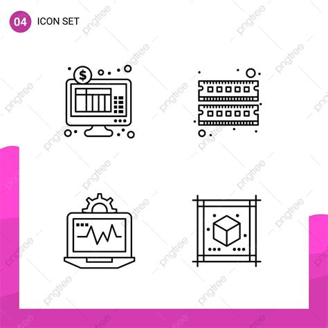 App Ui Application Vector Hd Png Images Outline Icon Set App Application Connection And