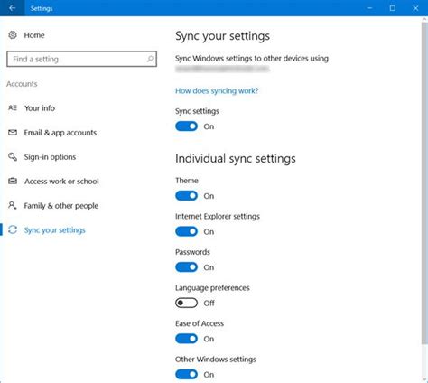 How To Sync Settings Across Devices In Windows 11 10