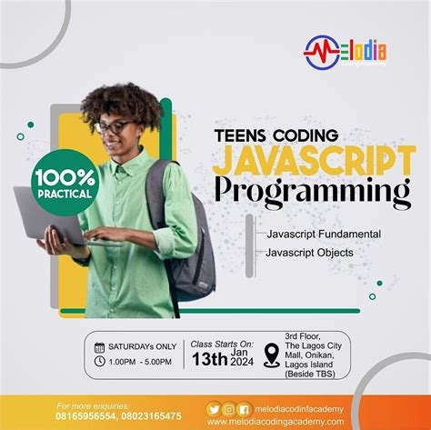 Teen Coding Javascript Programming The City Mall Lagos Island Lagos 13 January To 3 February