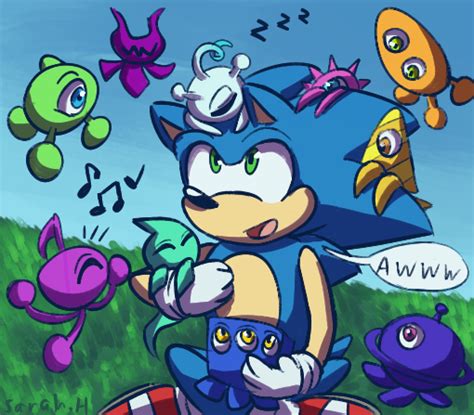 Just Sonic And Wisps On The Wisp Ologists Deviantart