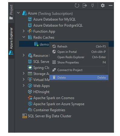 Redis Caches Beheren Met Behulp Van Azure Explorer Voor IntelliJ Java