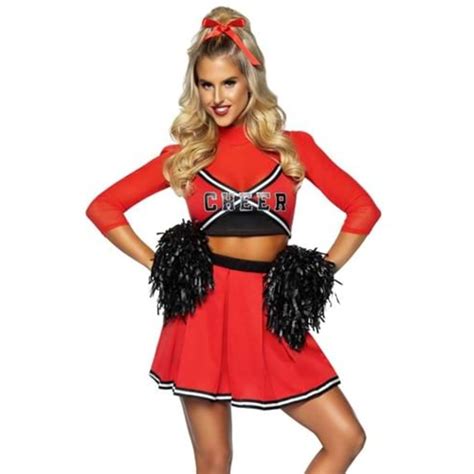 Sexy Varsity Babe Womens Cheerleading Costume Masquerade And Cosplay
