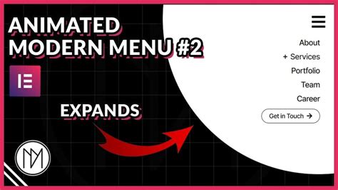12 Animated Modern Menus Elementor And Gsap Templates Dmmotionarts