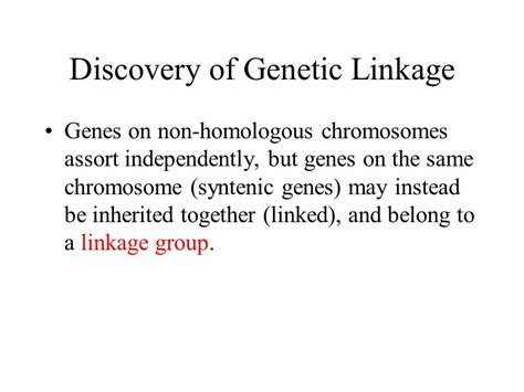 Genetic Linkage