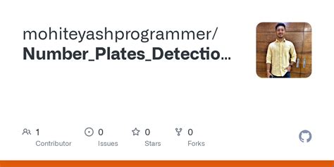 Github Mohiteyashprogrammer Number Plates Detection Using Ocr