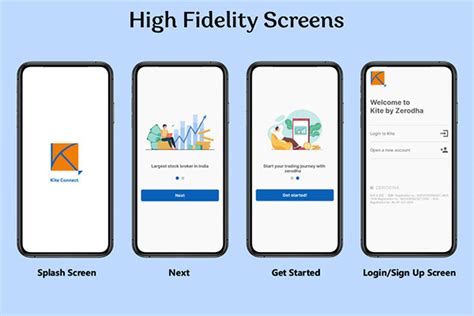 Kite Trading App By Zerodha Redesigned UI Behance Behance