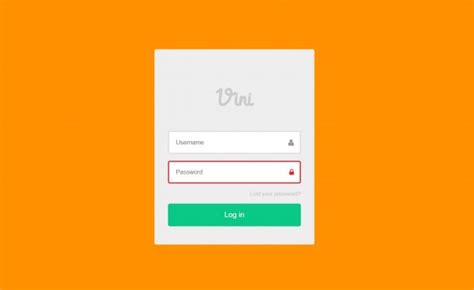 28 Javascript Login Form Design Examples Onaircode