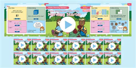 👉 Year 2 Maths Spring Morning Starter Bumper Pack