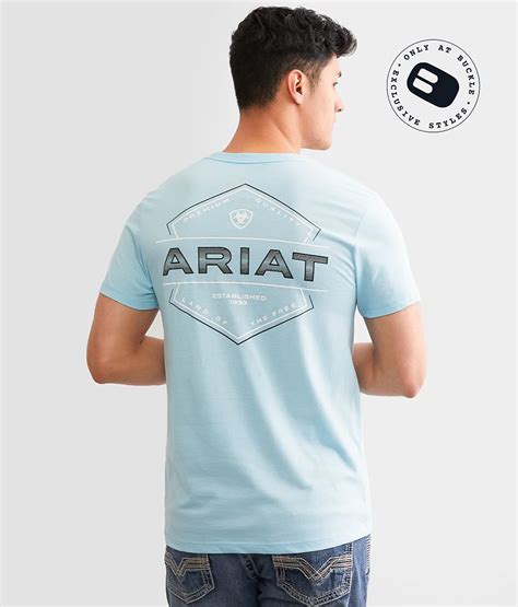 Ariat Minimal Premium T Shirt Mens Graphic T Shirts In Sky Blue