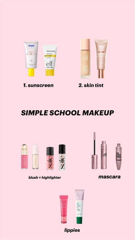 Simple School Makeup School Makeup Back To School Makeup Teenage Makeup