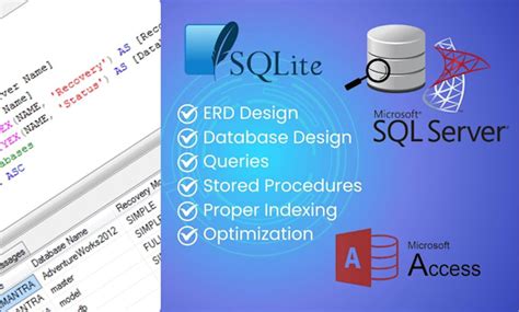 Design Sql Server Database With Queries Erd And Procedures By