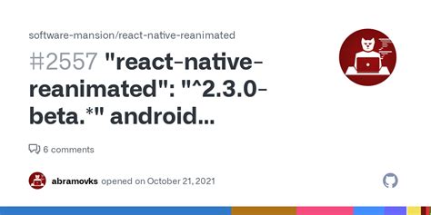 React Native Reanimated 230 Beta Android Navigation Goback