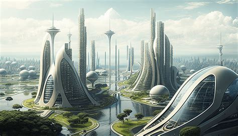 科技感城市景观科幻世界未来插画背景图片下载2688x1536像素格式编号z26flkpmv图精灵