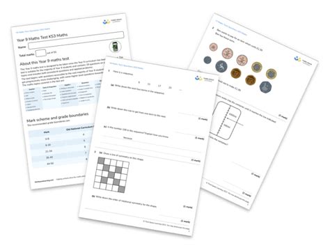 Free Year 9 Maths Test With Answers And Mark Scheme