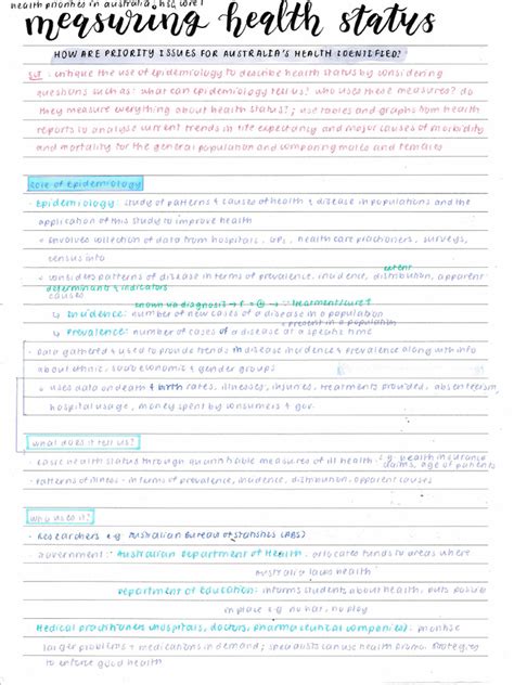 Hsc Pdhpe Core 1 Notes Pdf