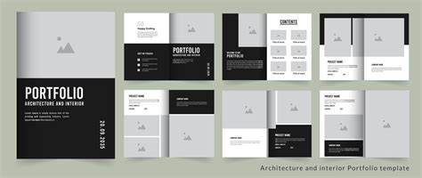 Architecture Portfolio Or Project Portfolio Or Interior Portfolio