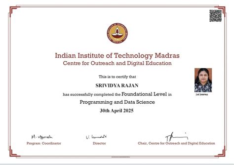 First Step Towards Datascience Srividya Rajan
