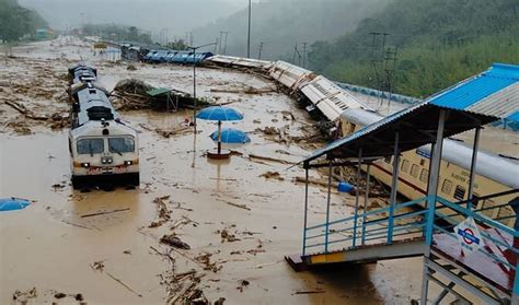 Flood Situation Is Still Grim Dima Hasao Is Cut Off By Road Rail