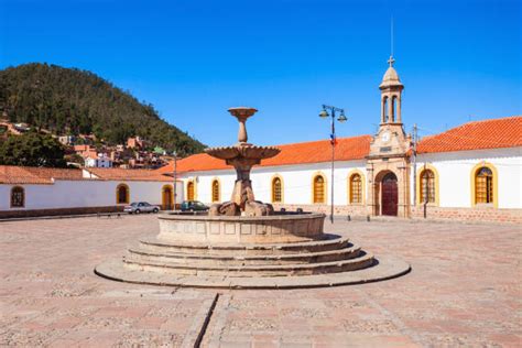 10 Bolivia Bolivian Culture Sucre Colonial Style Fotografías De Stock