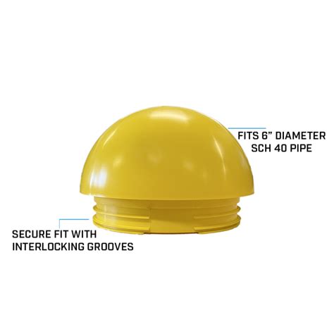 Dome Top Bollard Caps