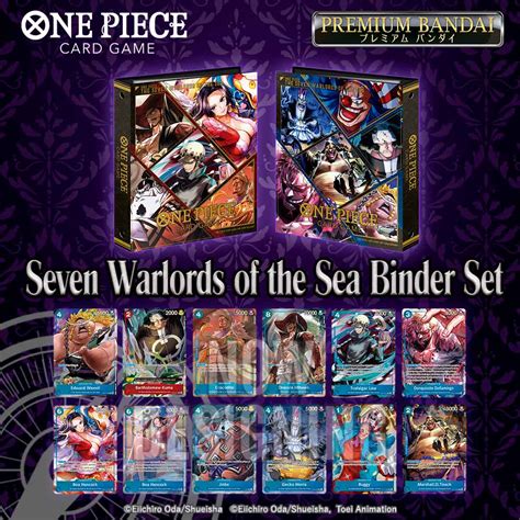 One Piece Card Game Seven Warlords Of The Sea Binder Set