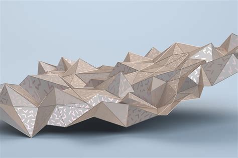 Premium Photo Abstract 3d Rendering Of Geometric Surface