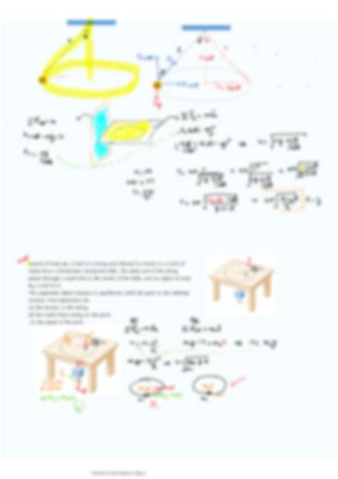 SOLUTION Physics Uniform Circular Motion Notes And Examples Studypool