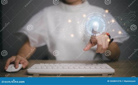 User Authentication System With Biometric Identification Fingerprint Username And Password